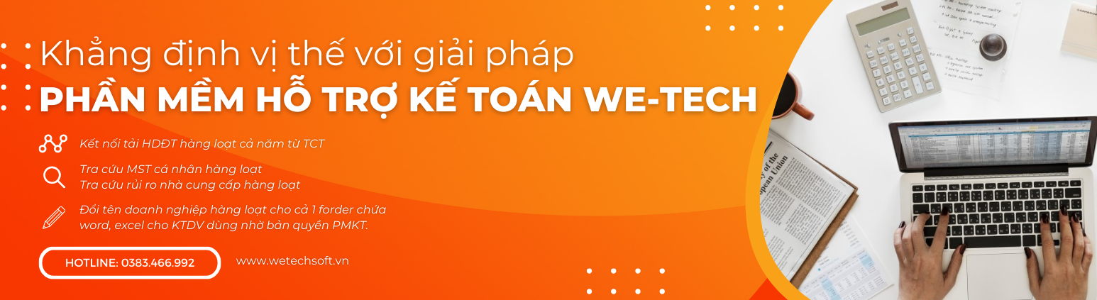 CÔNG TY CỔ PHẦN GIẢI PHÁP CÔNG NGHỆ SỐ WE-TECH